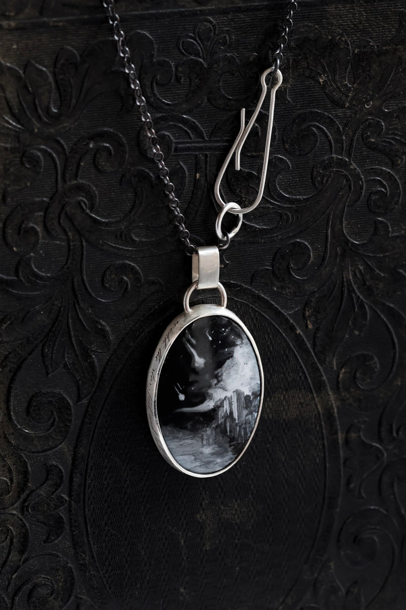 No. 04 ~ Loom of Stars – Enameled Astroid Necklace – Teresa Kiplinger