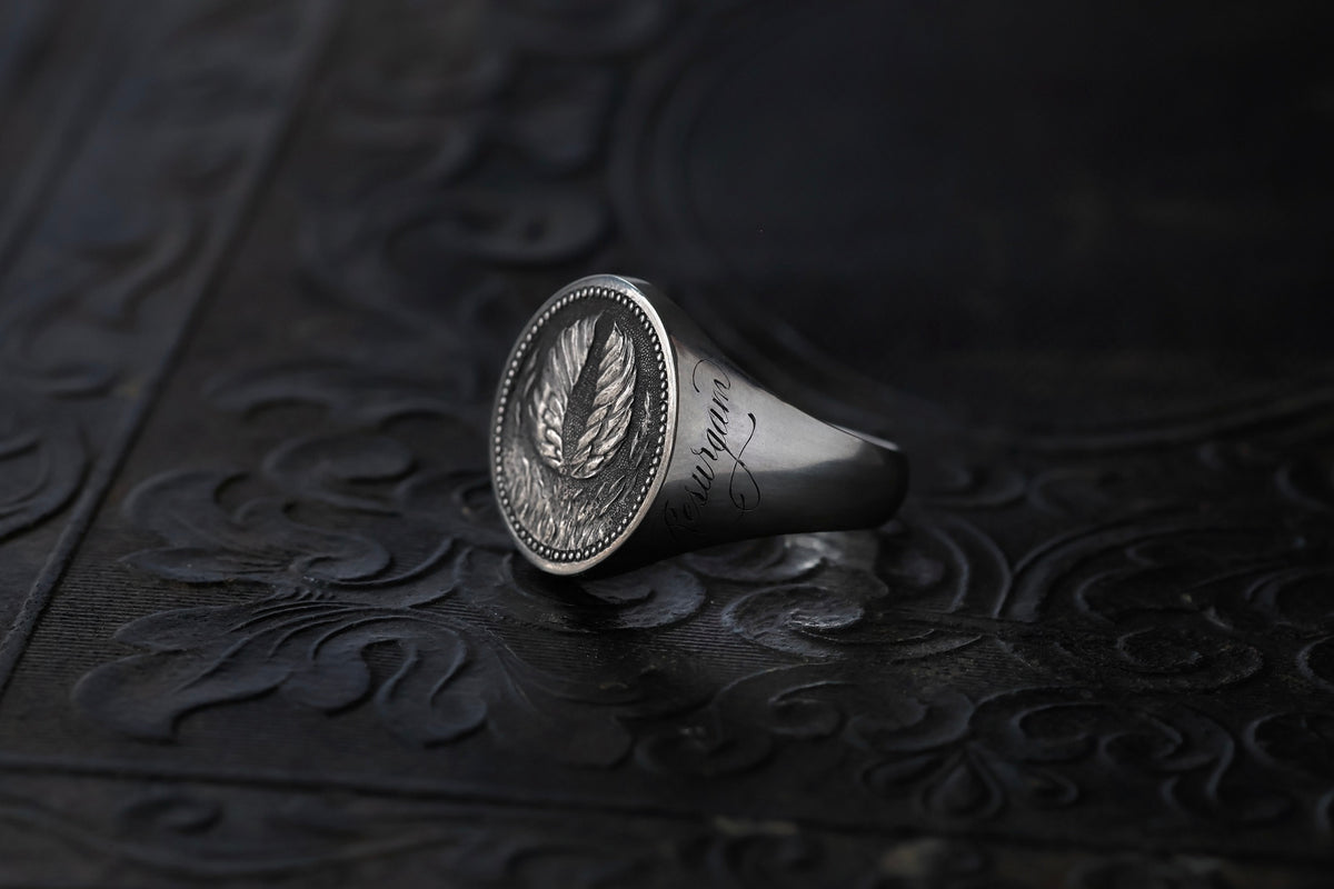 No. 17 ~ Large Oval Phoenix Signet Ring {preview} (Copy) – Teresa Kiplinger